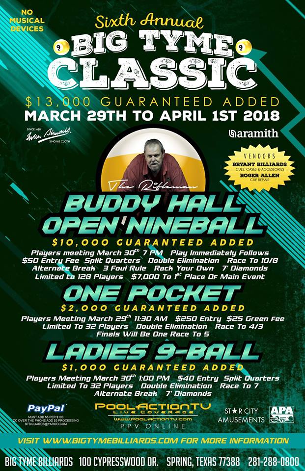 Sixth Annual Big Tyme Classic